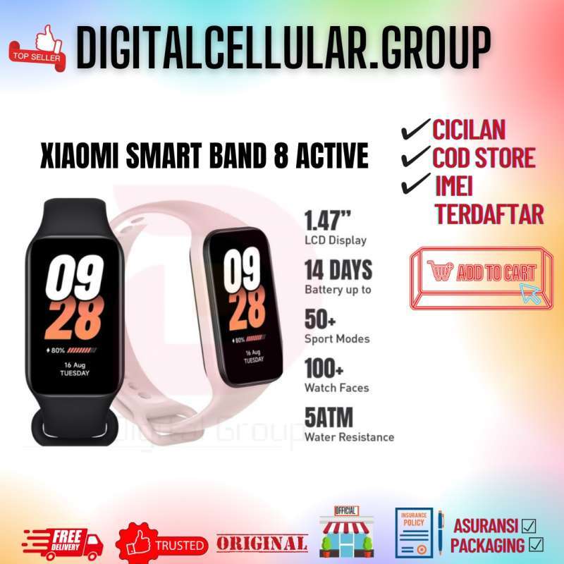 Jual Xiaomi Smart Band Active Pink Di Seller Digitalcellulargroup Official Store Durian