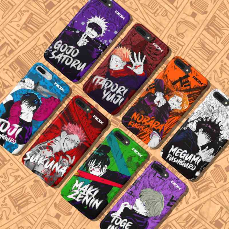 Promo Jujutsu Kaisen Anime Collection Smartphone Case - Glasscase ...