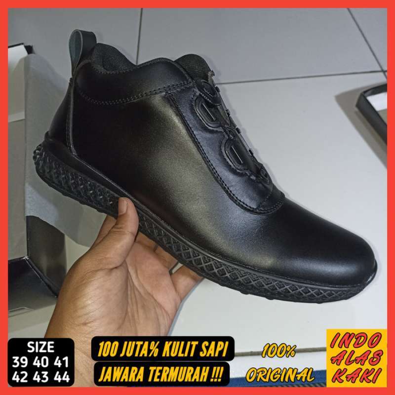 Jual Indo Ak X Bradleys Hero - Sepatu Boots Kulit Pria Tali Putar Boa ...