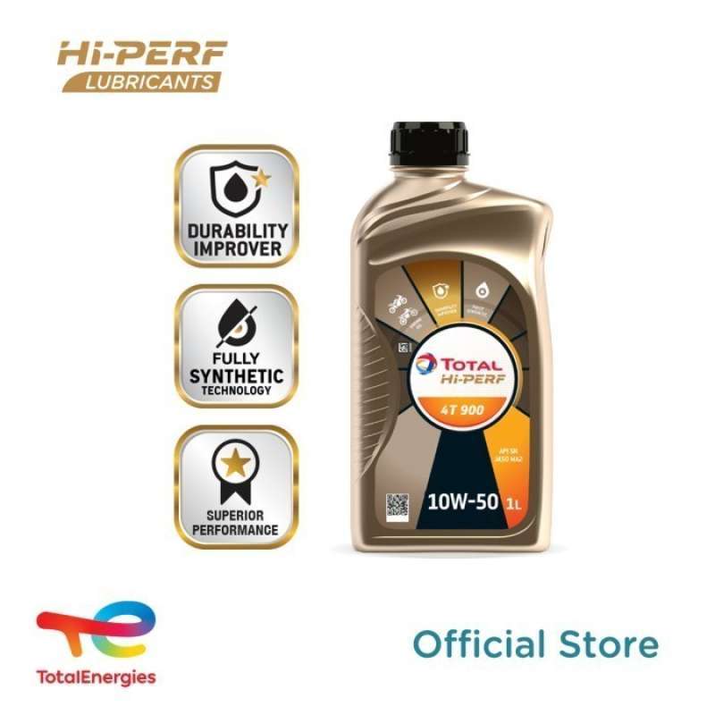 Jual Total Energies Hi-perf Oli Motor 4t 900 10w-50 Fully Synthetic 1l ...
