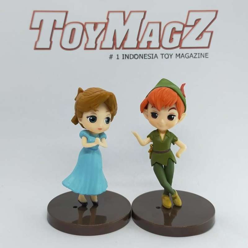 Jual Mini Figure Disney Prince Princess Peter Pan & Wendy - Peter Pan ...