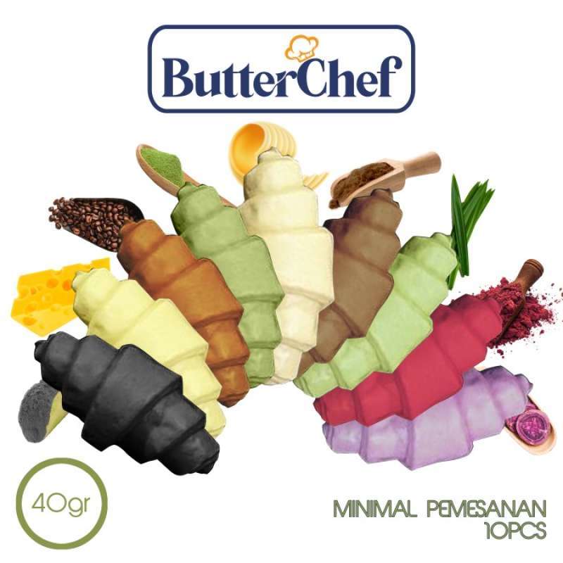Promo CROFFLE - Croissant Dough Frozen FULL Butter +- 40gr min 10 pcs ...