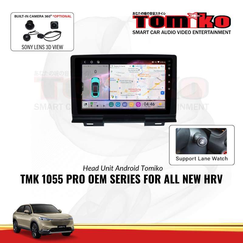 Jual Head Unit Android Tomiko Tmk 1055 Pro Oem Series For All New Hrv ...
