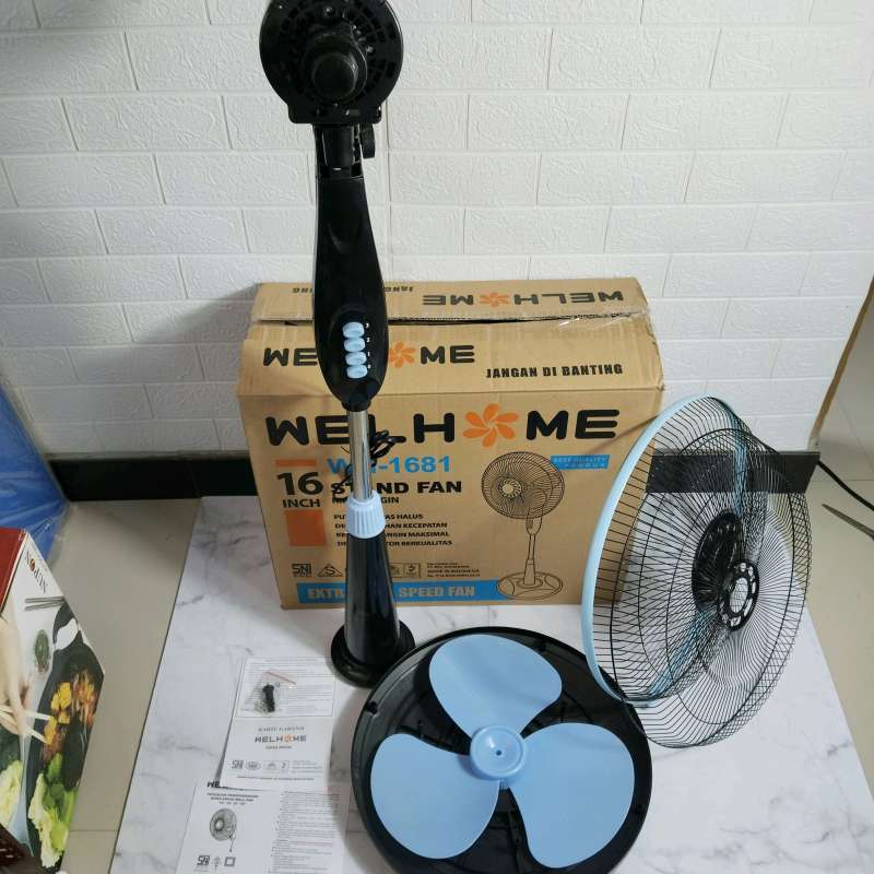 Jual Kipas Angin Stand Fan Welhome Wh-1681 Di Seller Kitchen Hardware ...