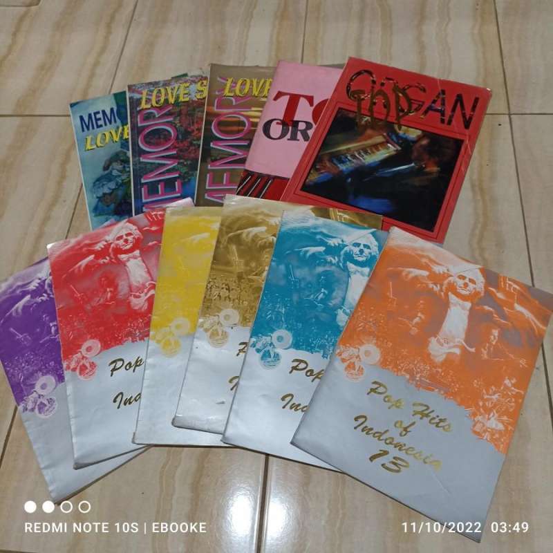 Jual buku musik lagu dengan not angka chord top hits di Seller e-book-e ...