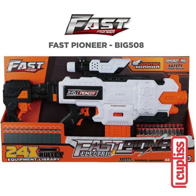 Promo Fast Pioneer Electric Ultra Fourgods Pistol Mainan Diskon 21% Di ...