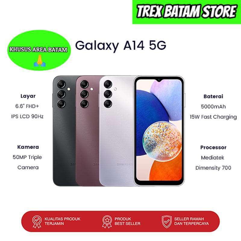 Jual Samsung Galaxy A14 6/128gb 5g (batam) Di Seller Trx Batam Store ...