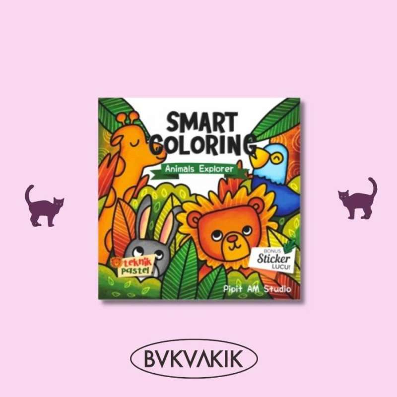 Jual Animals Explorer: Smart Coloring Teknik Pastel - Pitri Am Studio ...