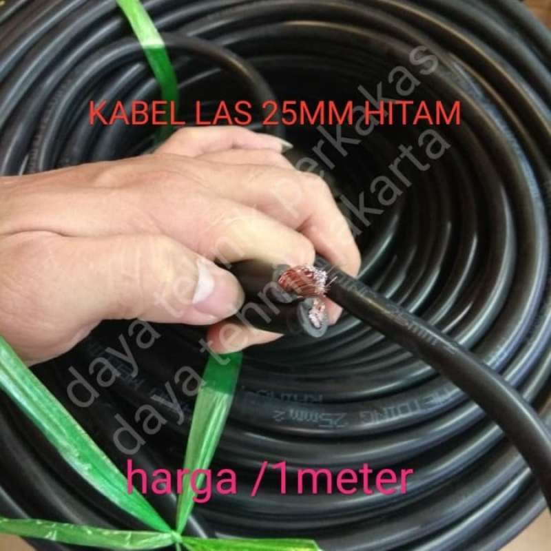 Promo Kabel Las 25mm Hitam - Cable Welding 25mm - Kabel Las Hitam 25mm ...