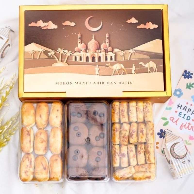 Promo Paket Kue Kering Lebaran Isi 4|parsel Hampers Kue Kering Kuker ...