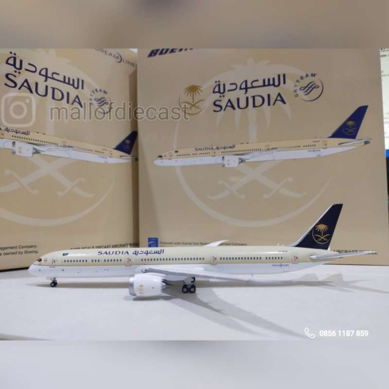 Promo Saudia Saudi Arabian airlines Boeing 787-10 HZ-AR24 JC Wings 1: ...