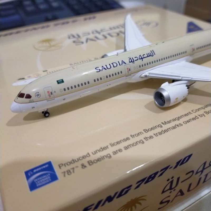 Promo Saudia Saudi Arabian airlines Boeing 787-10 HZ-AR24 JC Wings 1: ...