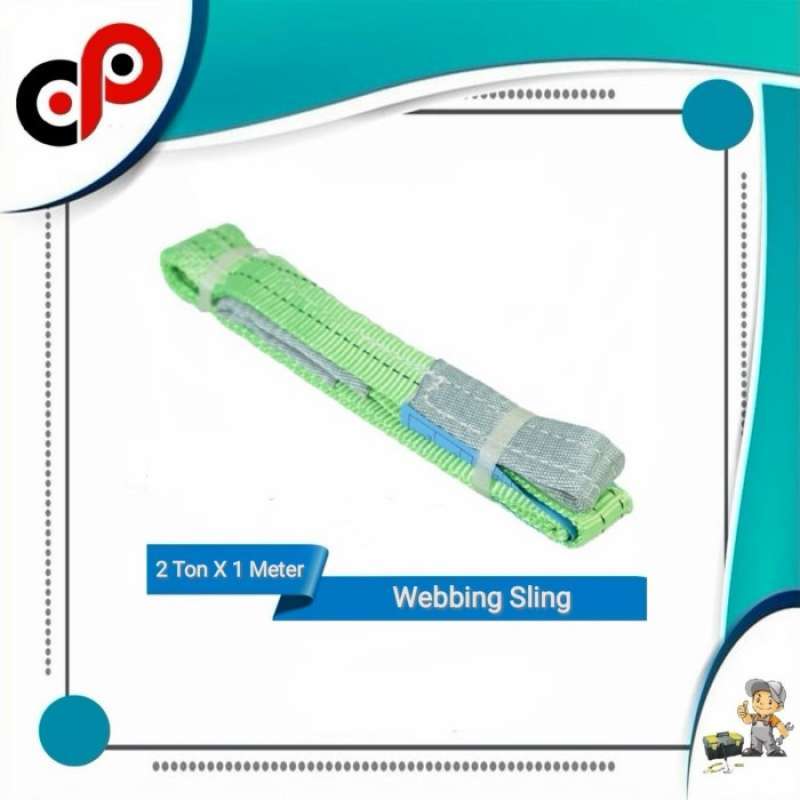 Promo Webbing Sling 2 Ton X 1 Meter Diskon 23% di Seller Gamora store ...