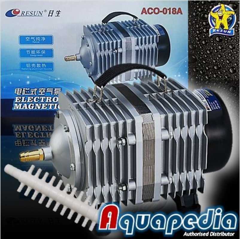 Promo Resun Aco-018A Pompa Udara Aerator Electromagnetic Air Compressor ...