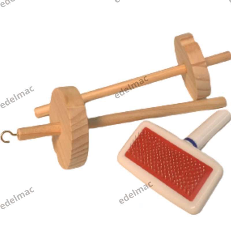 Promo Alat Membuat Plintiran Benang Spindle Hand Carders Twist Spinning ...