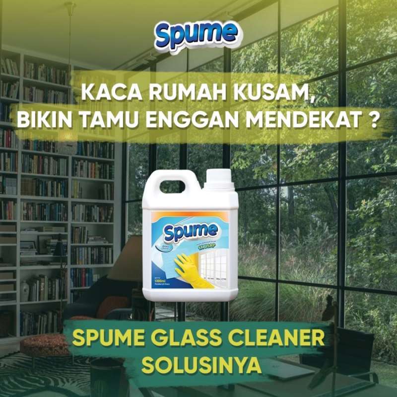 Promo Cairan Pembersih Kaca SPUME Glass Cleaner (500 ml) Diskon 23% di ...