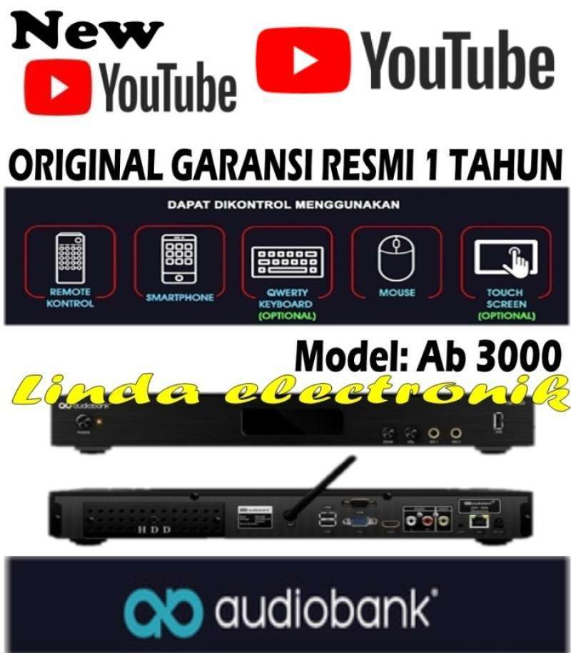 Promo Audiobank Karaoke AB-3000 Cloud Server , Mouse Wireless , HDMI Output Diskon 23% di Seller ...