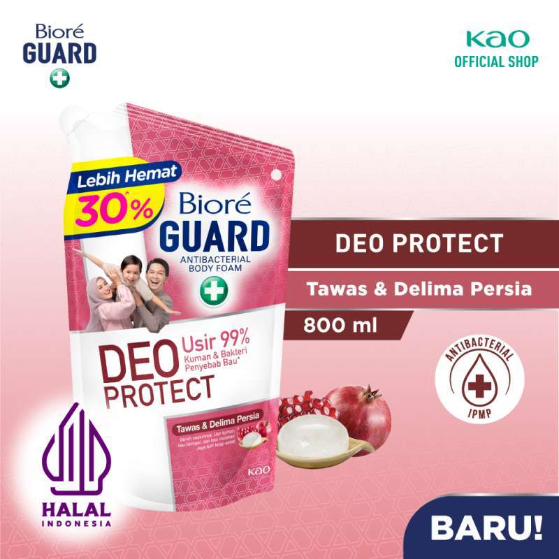 Promo Biore Guard Body Deo Protect Tawas & Delima Persia Foam ...