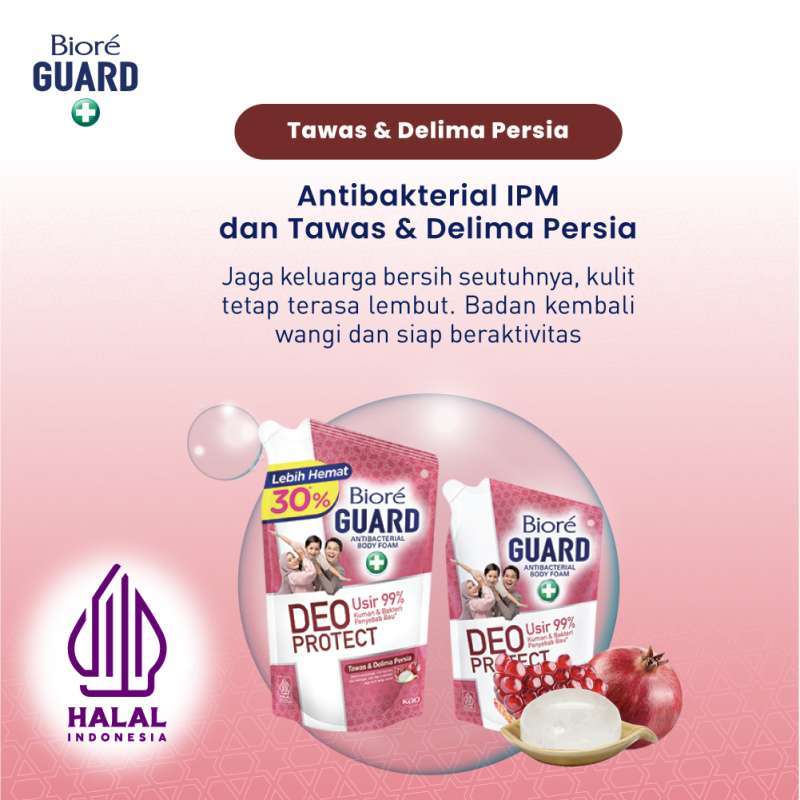 Promo Biore Guard Body Deo Protect Tawas & Delima Persia Foam ...