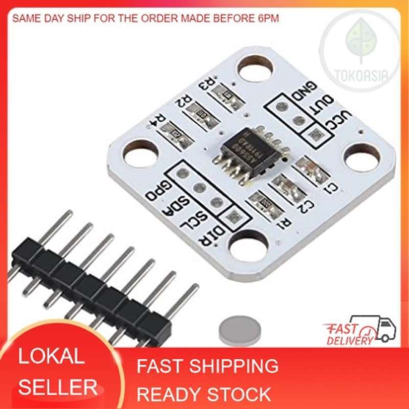 Jual As5600 Magnetic Encoder Magnetic Induction Angle Measurement Sensor Module 12bit High ...