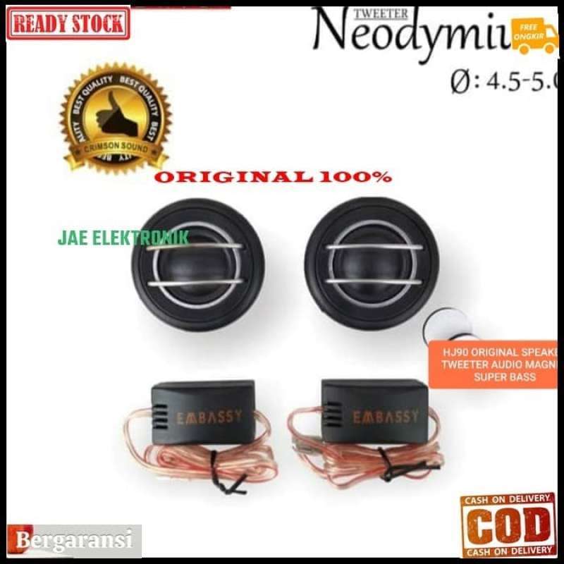 Promo New Twitter Speaker Mini Audio Mobil Car Neodymium Audio Sound ...