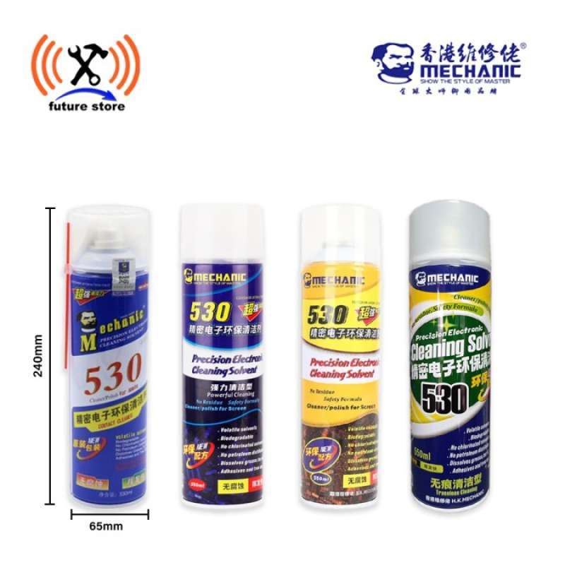 Jual Mechanic 530 550ml Cairan contact cleaner pembersih kaca lcd dan ...