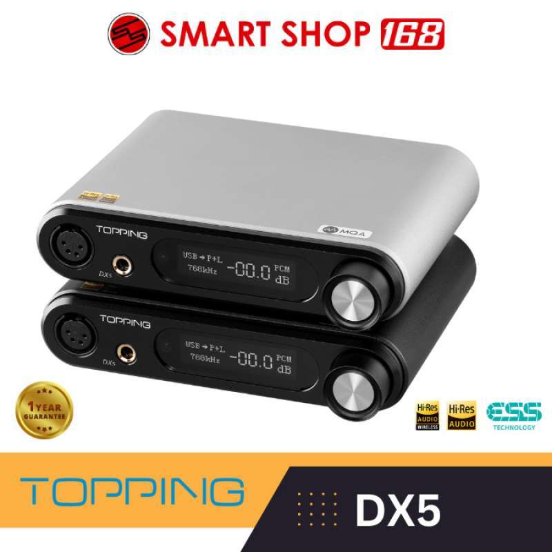 Promo TOPPING DX5 2xES9068AS MQA Audio DAC Headphone Amplifier Diskon ...