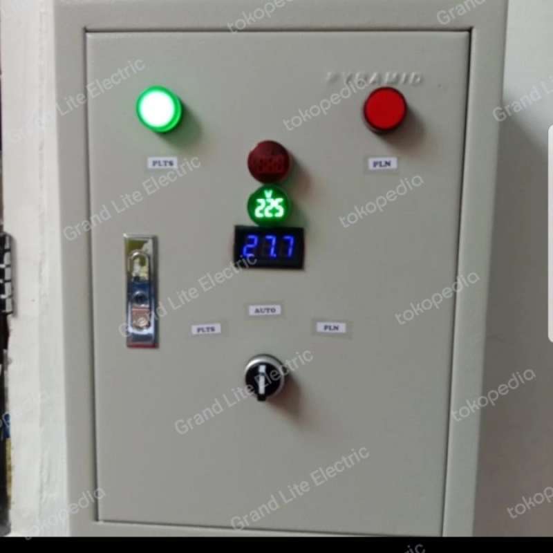 Promo Box Panel Kontrol Plts (solar Sel) + Inverter - 500 Watt/12-36v ...