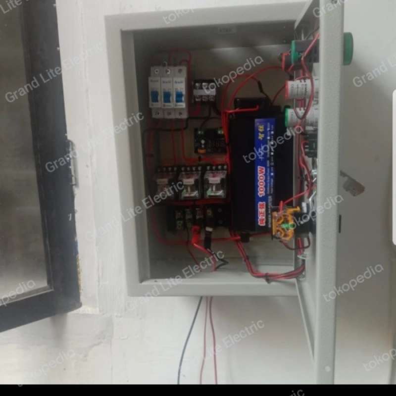 Promo Box Panel Kontrol Plts (solar Sel) + Inverter - 500 Watt/12-36v ...