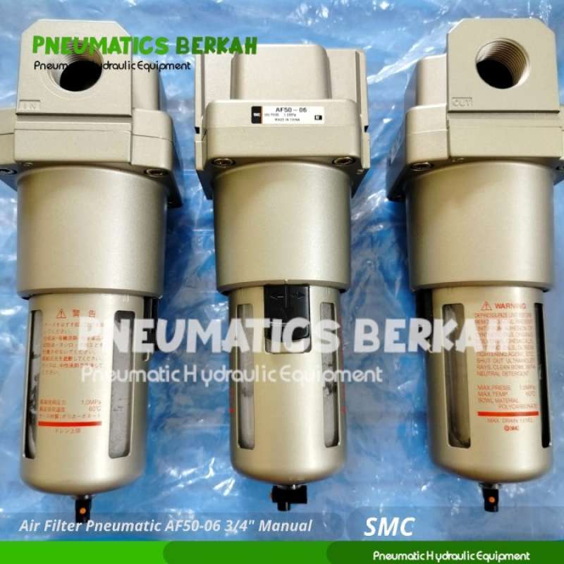Promo Air Filter SMC AF50-06 Drat 3/4 Manual series AF Diskon 23% di ...