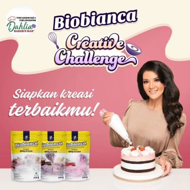 Promo Biobianca Chocolate Zeelandia Whip Cream Bubuk Kemasan 200 Gram ...