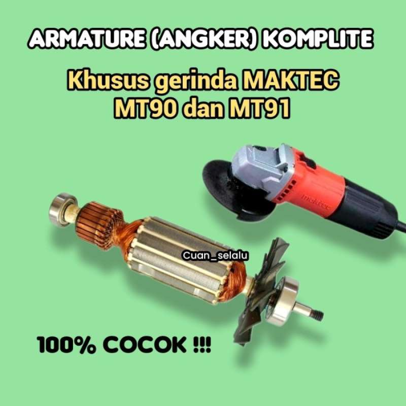 Promo armature/angker gerinda MAKTEC MT90-MT91/rotor mesin gerinda Diskon 23% di Seller Rhmd ...