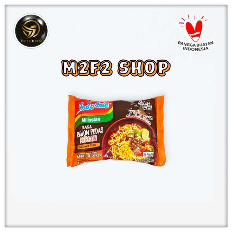 Promo Indomie Mie Instant Kuah Rasa Rawon Pedas Mercon Bag 75 Gr Kemasan Karton Diskon 16