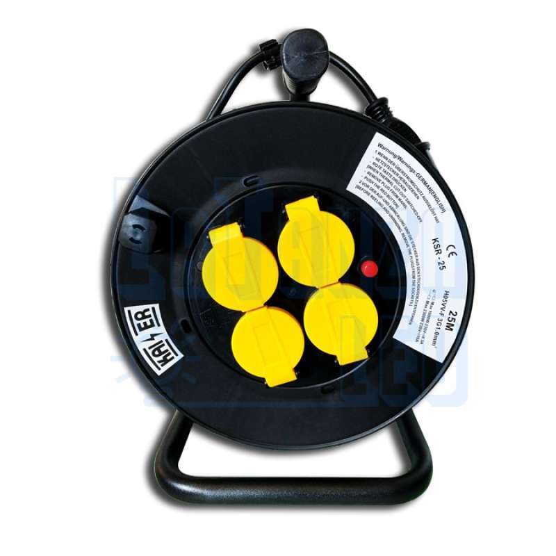 Promo KABEL ROLL KAISER 25 METER KABEL ROLL 25M 4 STOP KONTAK KAISER ...