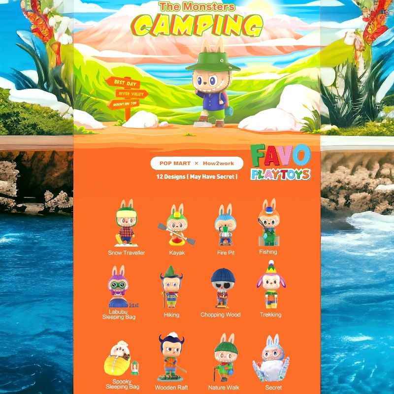 Promo Pop Mart The Monsters Labubu Camping Series Blind Box Figure Diskon 17% Di Seller Favo ...