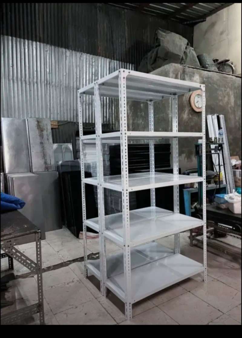 Promo Terbaik Rak Besi 5 Susun / Rak Siku / Rak Besi Serbaguna - Kuning ...