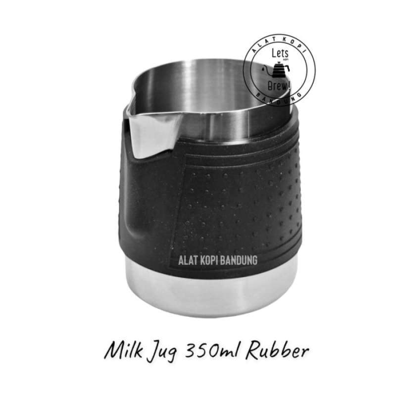 Promo Milk Jug 350ml with rubber / Milk Jug tanpa handle 350ml Diskon ...
