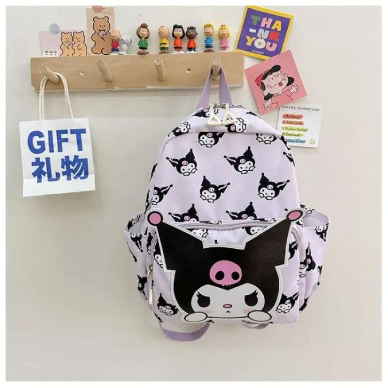 Jual Tas Sekolah Anak Tk Paud Tas Ransel Anak Karakter Sanrio Tas Backpack - Ungu Kuromi Di ...