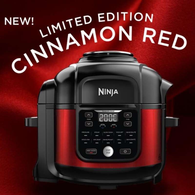 Promo Ninja Foodi Multicooker OP350 Limited Edition Cinnamon Red Diskon ...