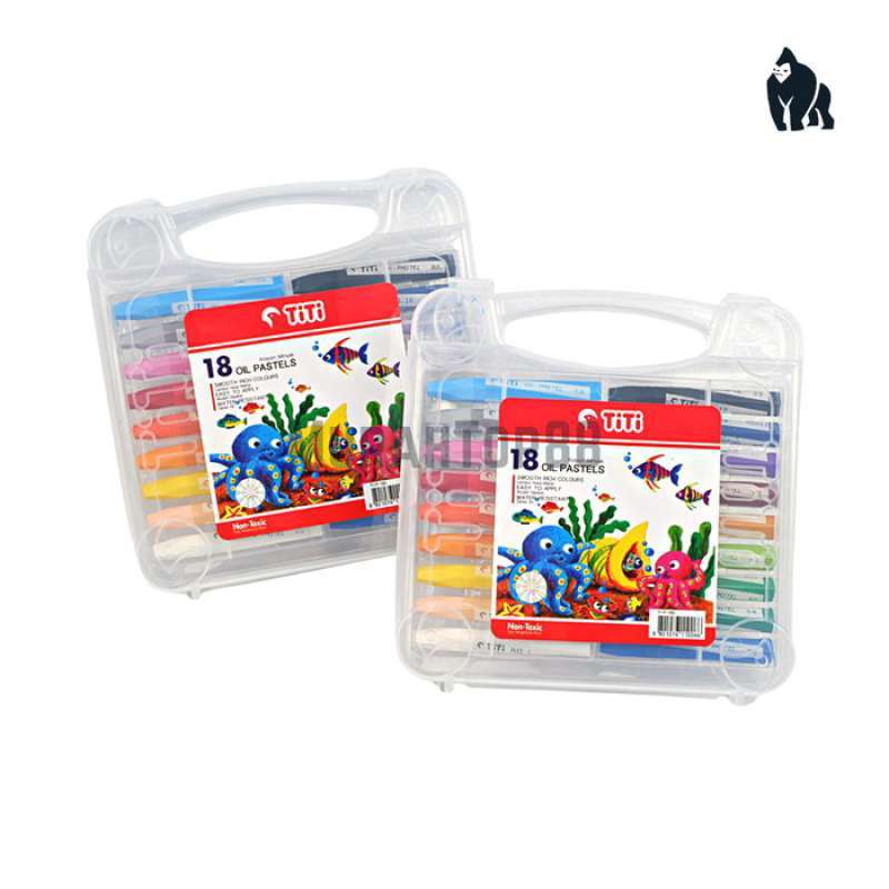 Jual Crayon Titi 18 Warna Oil Pastel / Krayon Mewarnai 18 W [HARGA PER ...