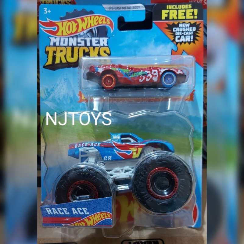 Promo Hot Wheels Monster Jam/trucks Baru - Lutofia - Race Ace Diskon 50 ...