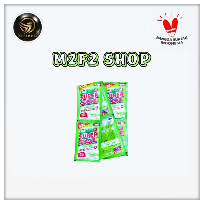 Promo Supersol Karbol Wangi Sereh Sachet - 40 ml (Kemasan Karton ...