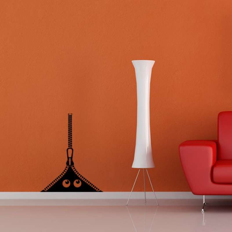 Promo Sale Wall Stiker Tembok Resleting Kafe Kamar Cutting Sticker ...