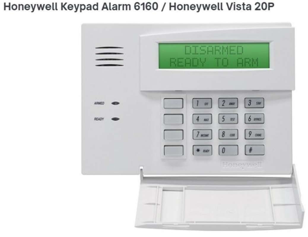 Promo HONEYWELL KEYPAD ALARM 6160 / HONEYWELL VISTA 20P - Diskon 50% di ...
