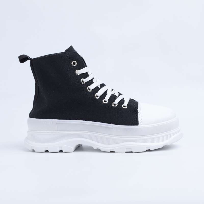 Jual Lisa - Sepatu Sneakers High Platform - 106807 - Black 38 Di Seller ...
