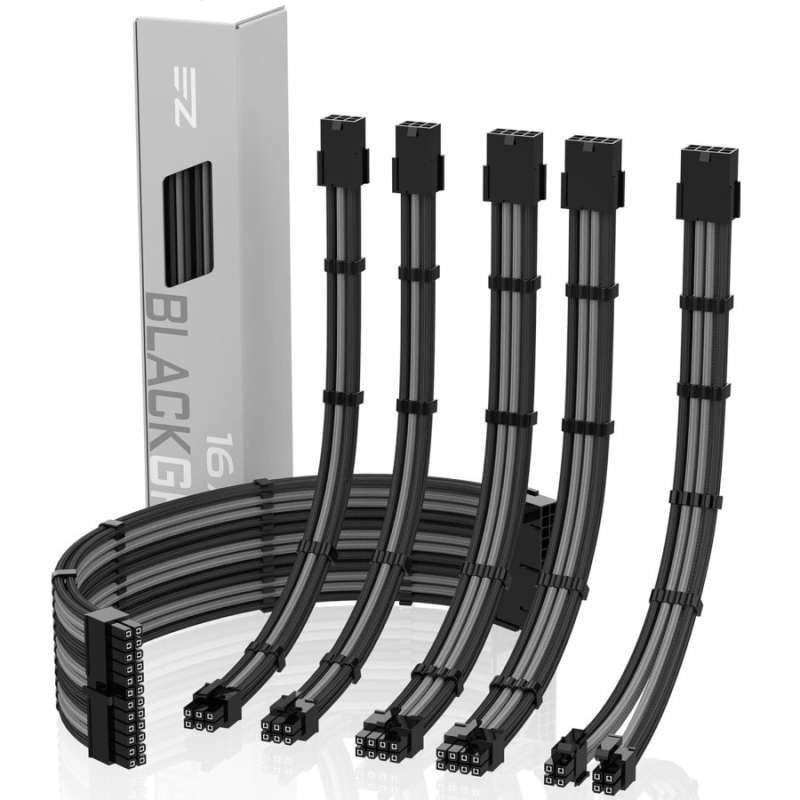 Jual Ezdiy-fab Psu Cable Extension Kit Sleeved Cable 16 Awg Nylon ... Jual Ezdiy-fab Psu Cable Extension Kit Sleeved Cable 16 Awg Nylon ...