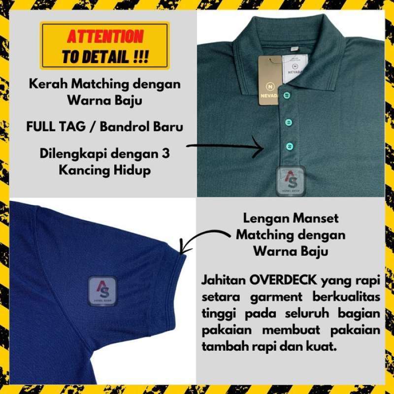 Promo Polo Shirt Nevada Polos Pria Dewasa Terbaru 2024 Kaos Kerah Laki ...