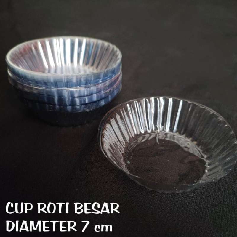 Promo [Isi 100] Mika Cup Roti Kecil Tanggung Besar / Mika Tray Sambal ...