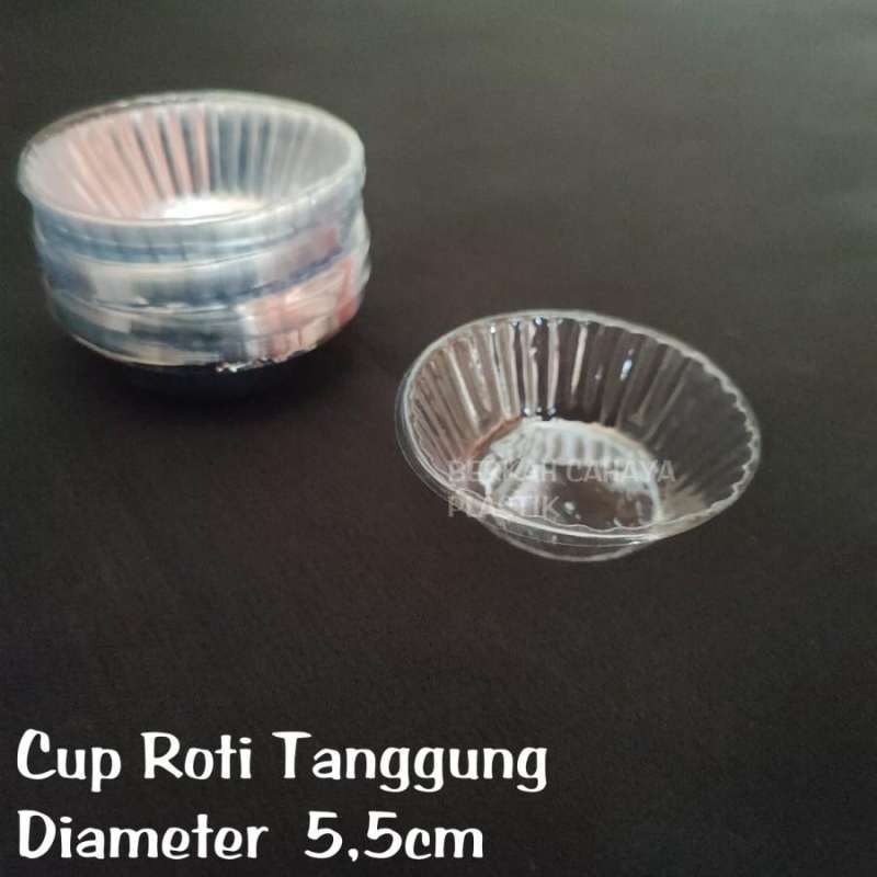 Promo [Isi 100] Mika Cup Roti Kecil Tanggung Besar / Mika Tray Sambal ...
