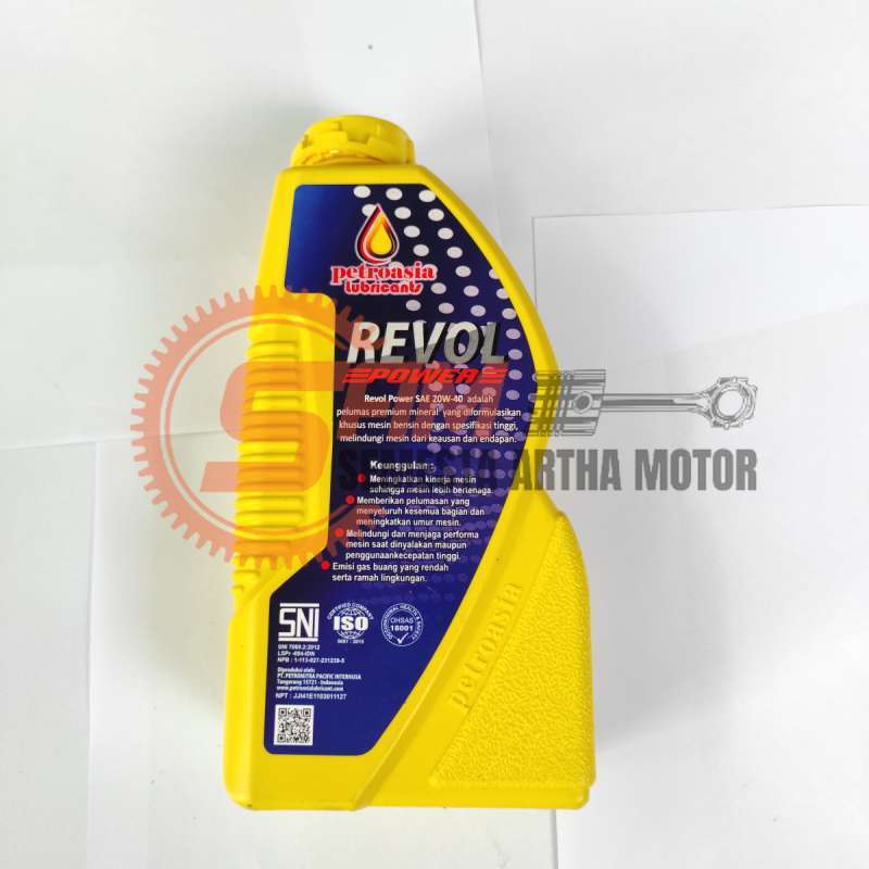 Jual Oli Petroasia Revol Power 20w40 1L SNI ISO 1000ml Motor Tiger GL ...
